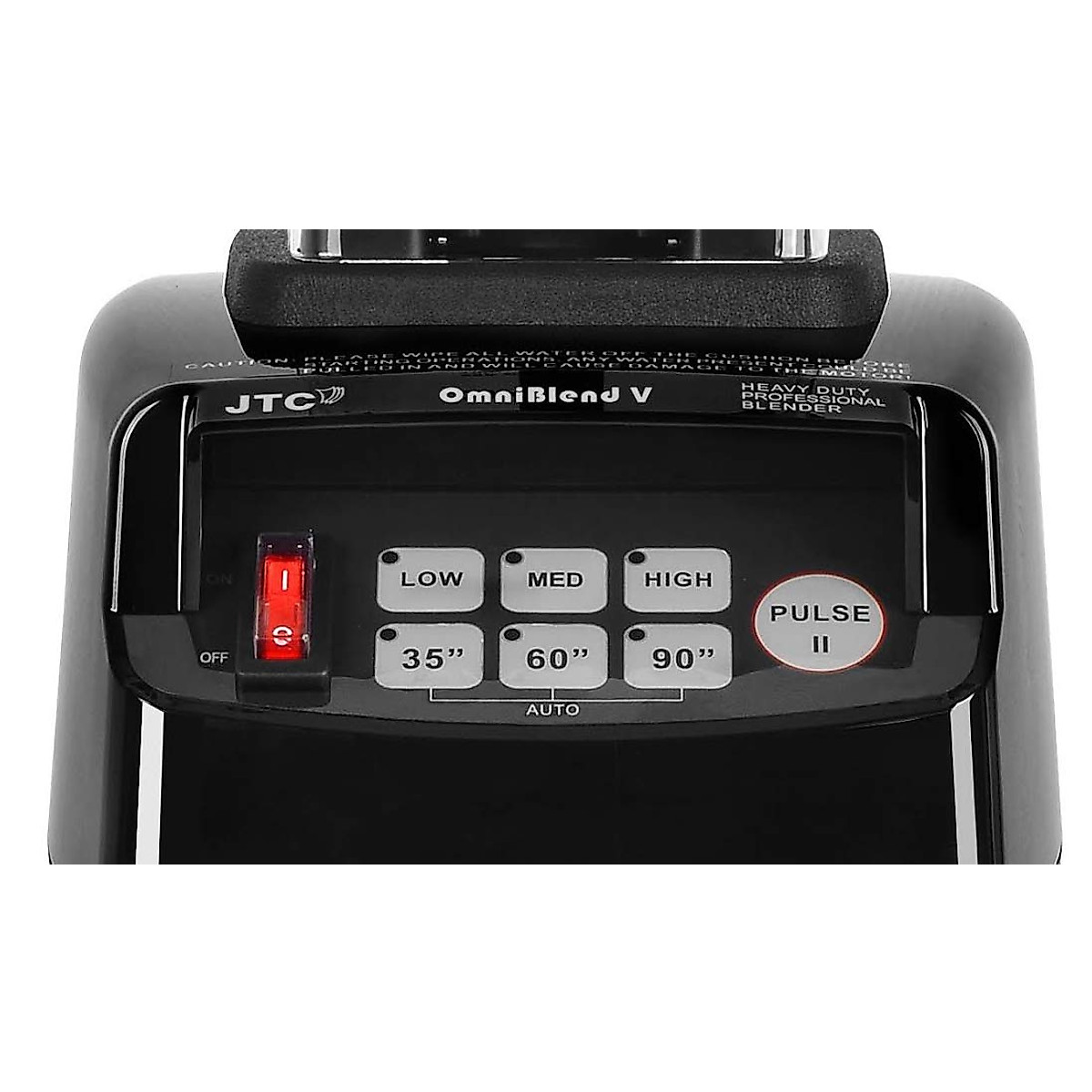 OmniBlend V Commercial Blender for Smoothies Shakes Cocktails, Heavy Duty 3-Speed, Self-Cleaning, Includes Multi-functional 2-in-1 Wet Dry Blades, 1.5 Liter BPA-Free Shatter-Proof Jar (Black)