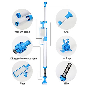 Poolzilla Spa Wand for Cleaning Pools and Spas, Comes with 3 ...