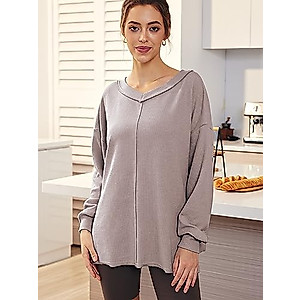 Trendy Queen Womens Oversized Sweatshirts Sweaters Casual Pullover Loose Long Sleeve Tops Shirts Clothes
