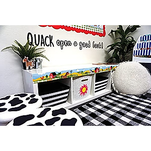 CTP Royal Blue Bold Stripes EZ Border for Classroom Bulletin Board Border for Classroom (Creative Teaching Press 10498)