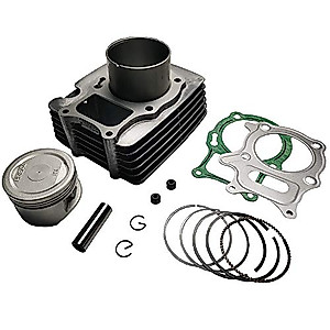 JINFANNIBI Cylinder Piston Ring Gasket Top End Rebuild Kit Compatible for Honda Recon 250 Sportrax 250 TRX250X TRX250EX TRX250TM TRX250TE 1997-2019