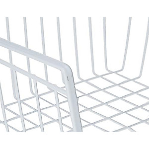 Home Basics Small Under-The-Shelf Basket, White