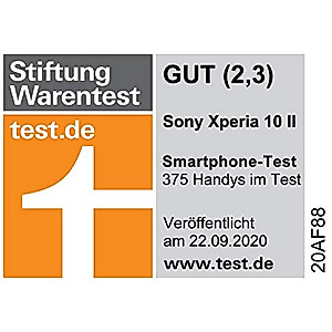 Sony Xperia 10 II XQ-AU52 128GB 4GB RAM Factory Unlocked (GSM Only | No CDMA - not Compatible with Verizon/Sprint) International Version - Black