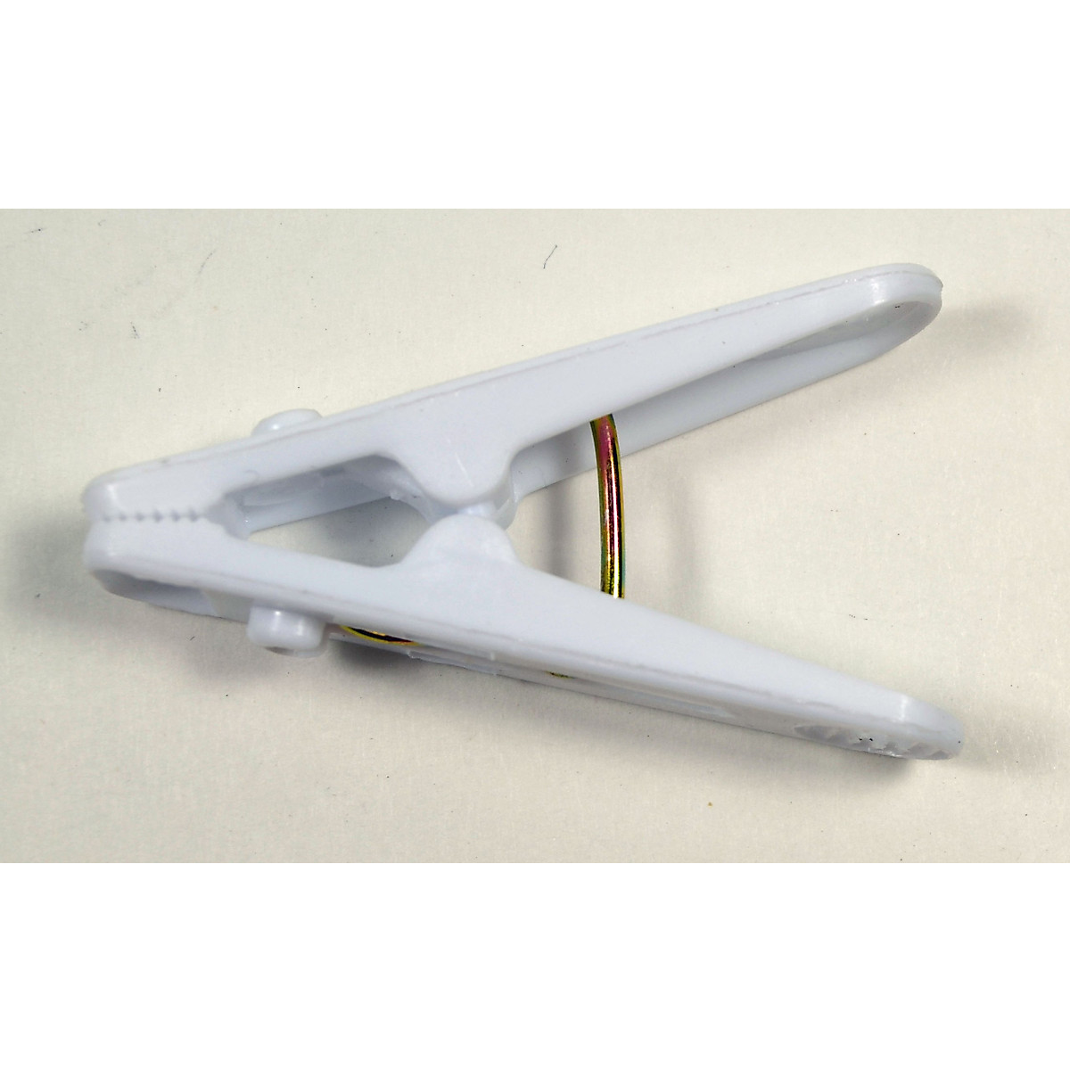 White Plastic Laundry Clothes Pins Home Aide Set of 36