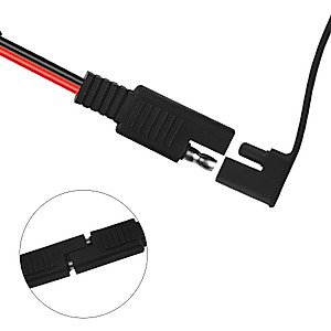 WMYCONGCONG 4 PCS SAE to SAE Extension Cable Quick Disconnect Wire Harness SAE Connector 3.28 Feet, 18 Gauge (3.28Ft)