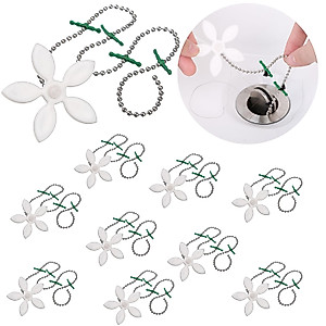 10 Pack Drain Hair Catcher, Flower Hair Drain Catcher, Bathtub Drain Cover Drain Clog Protectors for Bathtubs and Sinks