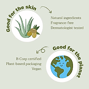 Mustela Baby Natural Diaper Cream - with Olive Oil, Aloe Vera & Sunflower Oil - Fragrance Free, Vegan & EWG Verified - 2.53 fl. oz.