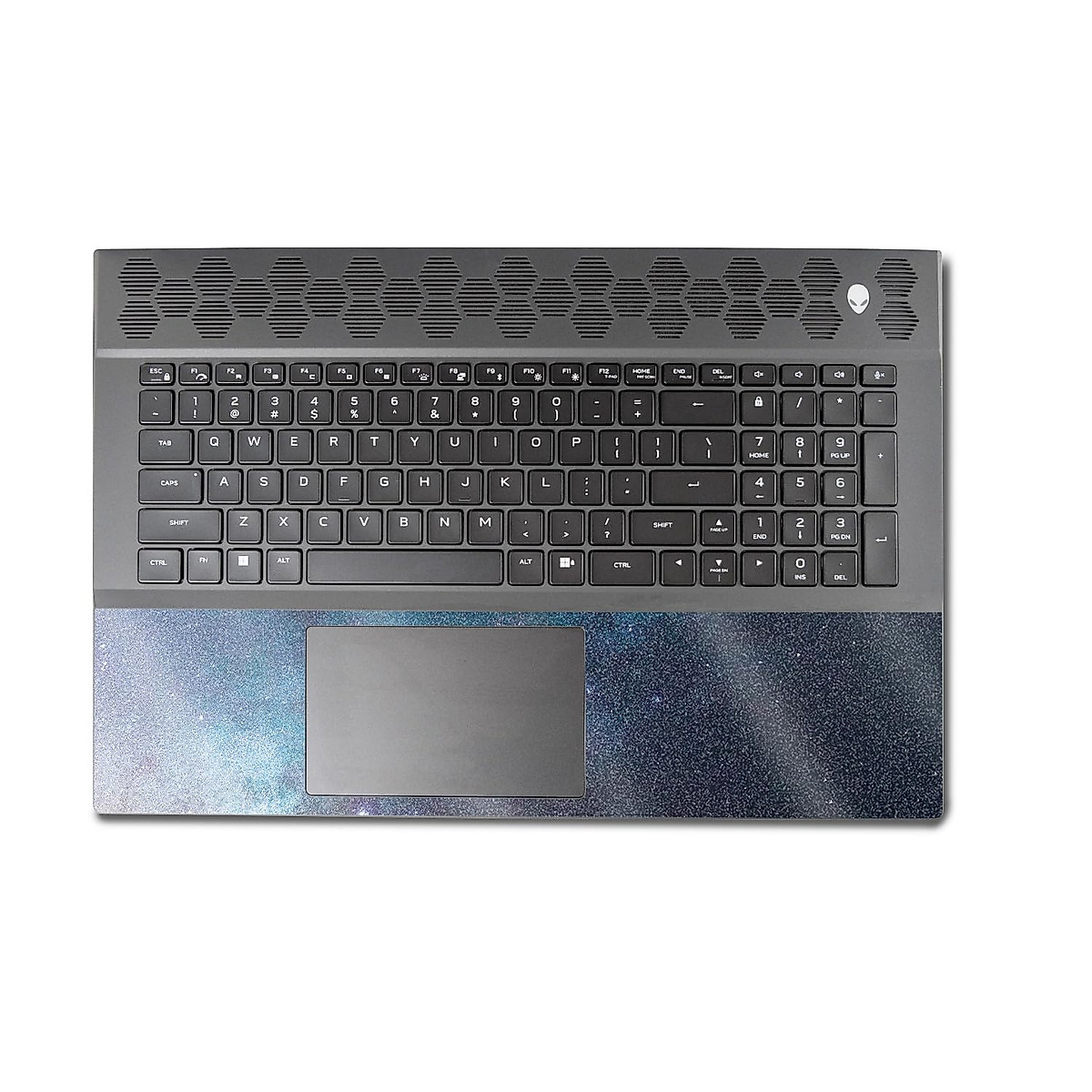 MightySkins Glossy Glitter Skin Compatible with Alienware M18 R1 (2023) Full Wrap Kit - Astro Sky | Protective, Durable High-Gloss Glitter Finish | Easy to Apply & Change Styles | Made in The USA