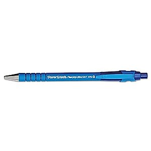 Paper Mate 9560131 Flexgrip Ultra Recycled Ballpoint Retractable Pen, Blue Ink, Fine, Dozen
