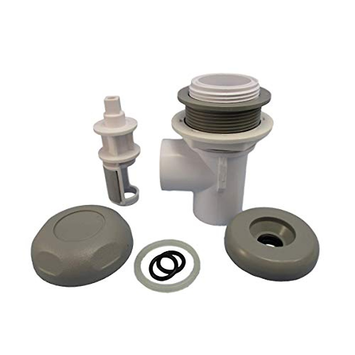 Hot Tub Spa Part Gray Waterfall Valve with (2) 3/4" Barbs
