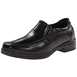 Deer Stags Boy's Wise Dress Comfort Slip-On Loafer, Black, 6 big kid