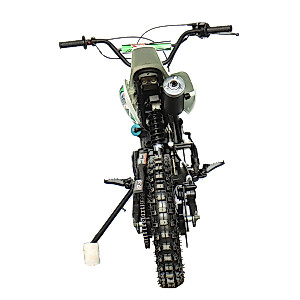 X-PRO 125cc Kids Dirt Bike Pit Bike Youth Dirt Pit Bike with 4-Speed Manual Transmission Zongshen Engine,Big 14"/12" Tires，Green