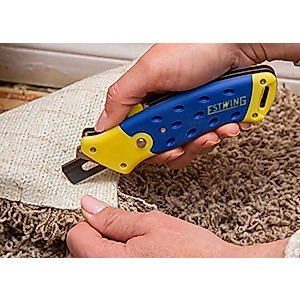 Estwing 3-In-1 Angle Adjusting Retractable Carpet/Flooring and Utility Knife (42464)