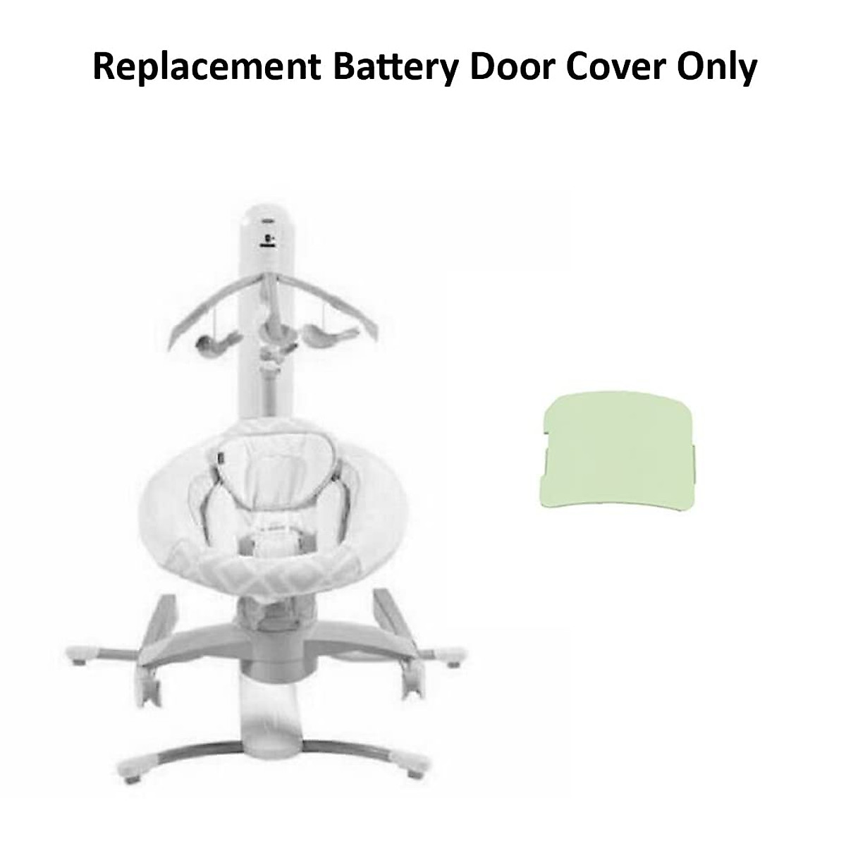 Replacement Parts for Fisher-Price 4 Motion Cradle 'n Swing with Smart Connect - DKD85 ~ Replacement Battery Door Cover