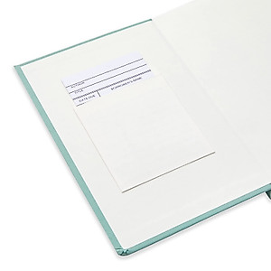 100 Pack Self-Adhesive Library Card Pockets for Book Checkouts, CDs, DVDs, Classroom Supplies (3.5 x 4.5 In)