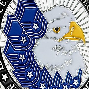 United States Air Force Airman's Value Creed Military Challenge Coin Collection