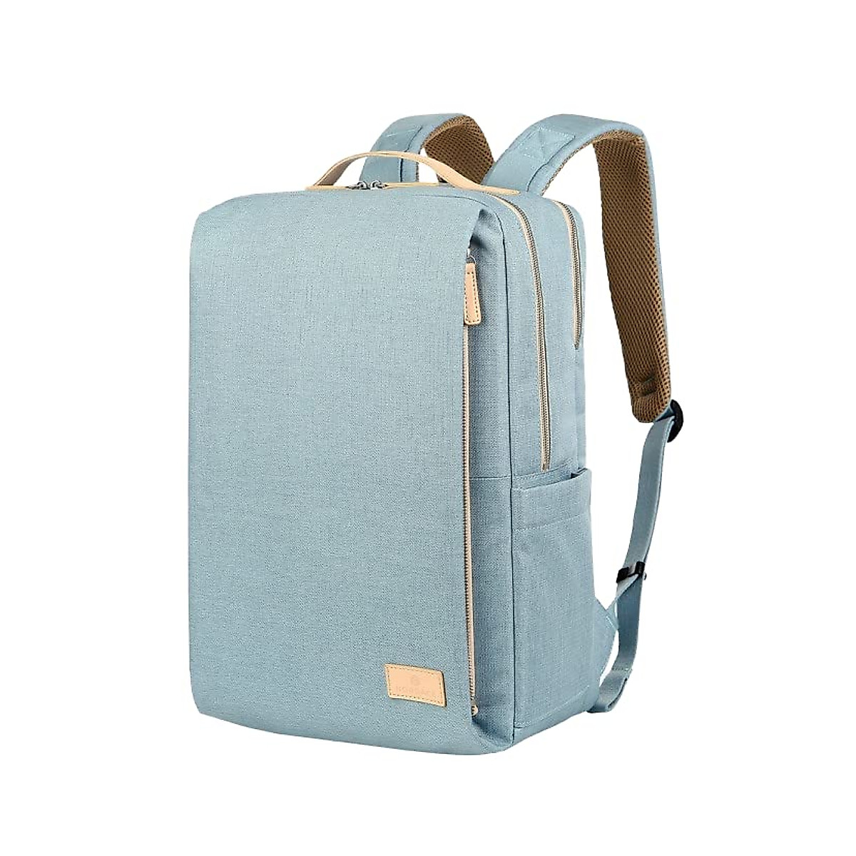 Nordace - Smart Backpack Siena 19L-volt laptop compartment USB connection water-resistant weight: 0.88 kg luggage strap security pocket water bottle slim design, aqua