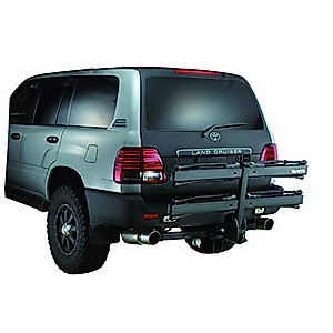 INNO INH120 Tire Hold Hitch Mount (1.25"/2") Platform Rack (2) Bike (E-bike, Fat Tire, Full Suspension, Carbon Capatible)