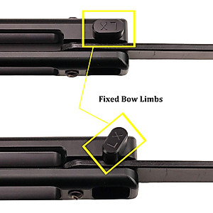 SinoArt 59" Folding Bow Black Alloy Archery Bow Right Hand for Hunting or Target (35Lbs)