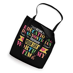 Educational Diagnostician Cute Quote Appreciation Gift Tote Bag