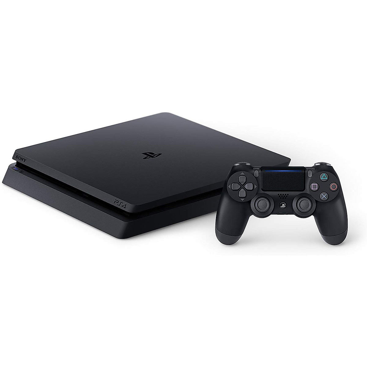 Sony Playstation 4 Slim(CUH-2215B) 1TB Core with Starter Pack Bundle-(Jet Black)