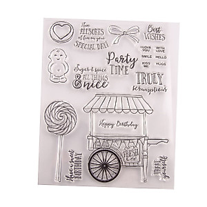 HEALEEP Stamp Sheets Christmas Scrapbook s DIY Scrapbooking Supplies Cling s Clear s Making Supplies Transparent s Postage s Upholstery Supplies Account Finished Chapter Ink Stamps