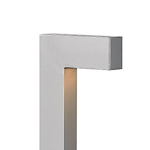 Hinkley Atlantis 1518TT-LL Large LED Low Voltage Landscape Pathway Light - 12v, Dimmable, Aluminum - Titanium