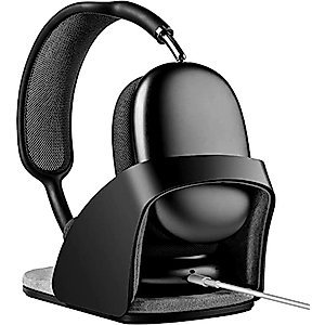 SUPERONE Headphone Stand Designed for AirPods Max, Headset Holder with Hibernating Base AirPods Max Stand Aluminum Alloy, Black