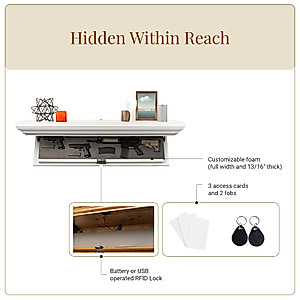 Stealth-Masters™ Bravo Concealment Shelf (Brilliant White, Large)