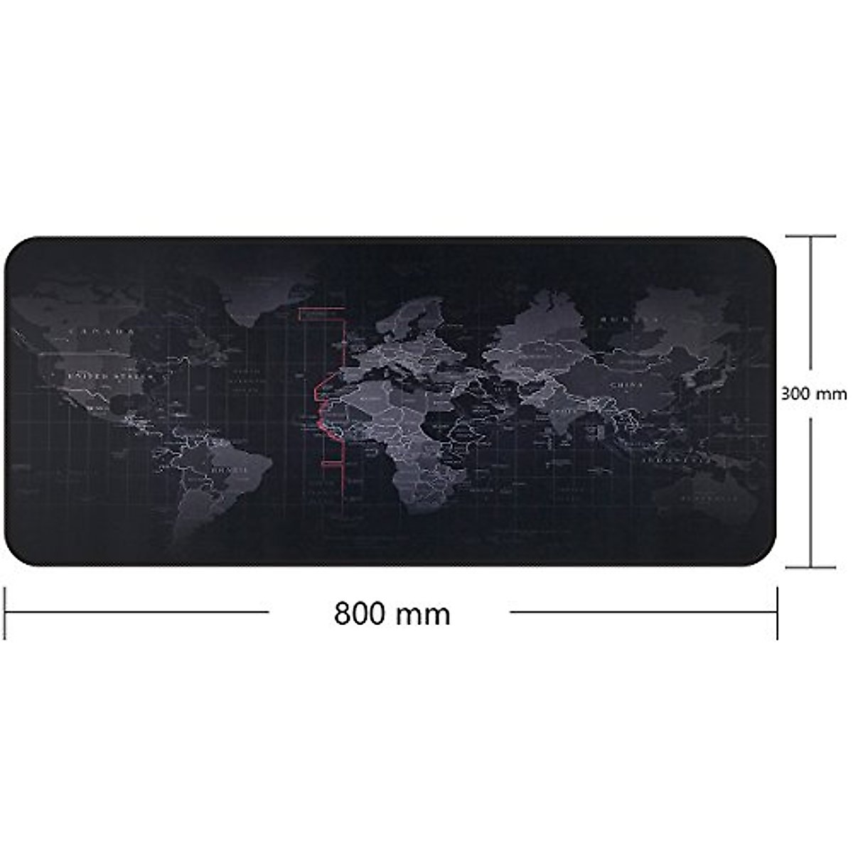 Large Gaming Mouse Map Pad with Nonslip Base-31.5x11.8x0.15 Inch|Extended XXL Size, Heavy|Thick, Comfy, Foldable Mat for Desktop, Laptop, Keyboard& More|Enjoy Precise & Smooth Operating Experience