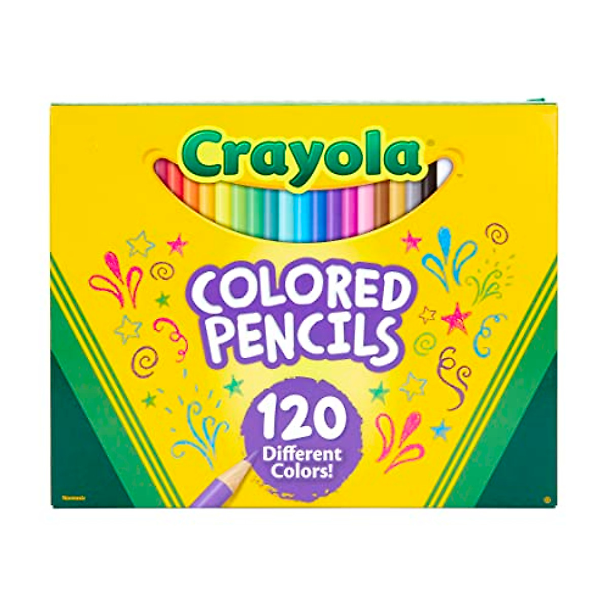 Crayola Colored Pencils Set (120ct), Bulk, Great for Adult Coloring Books, Gifts for Kids & Adults