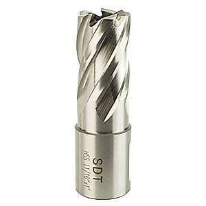 Steel Dragon Tools 11/16" x 1" High Speed Steel Annular Cutter with 3/4" Weldon Shank