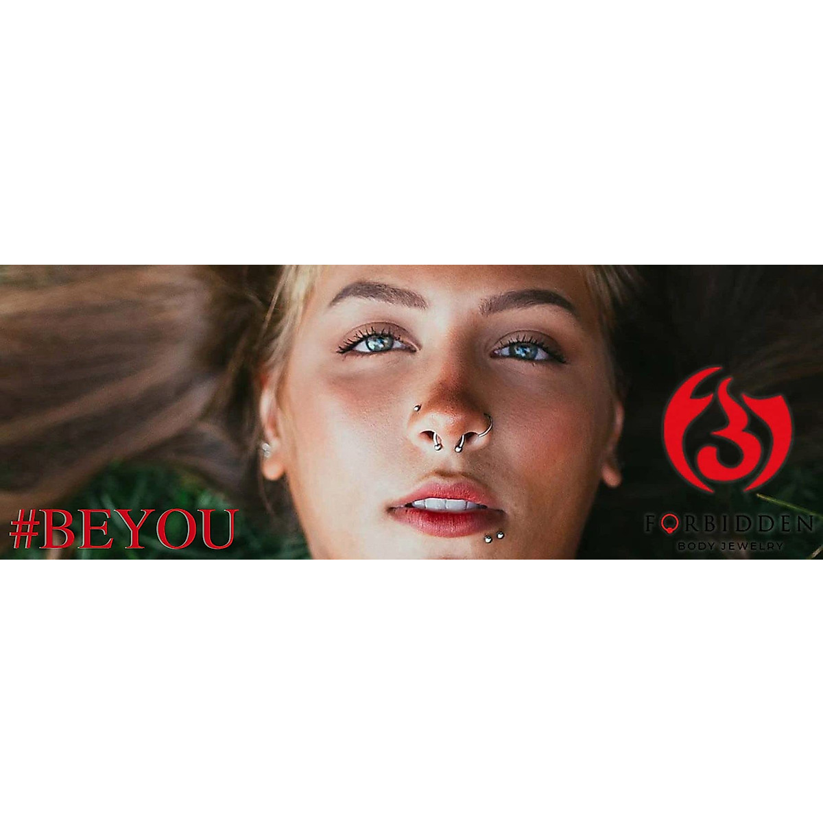 Forbidden Body Jewelry Horseshoe Septum Rings Internally Threaded Small Nose Hoop Surgical Steel 16G