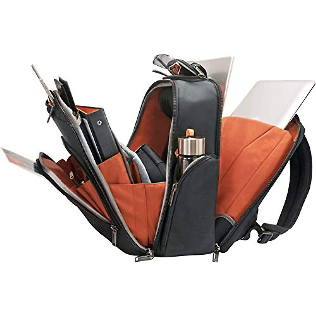 EVERKI Versa 2 Premium Business 14.1-Inch / MacBook Pro 15 Backpack, Ballistic Nylon, Travel Friendly (EKP127B) , Black