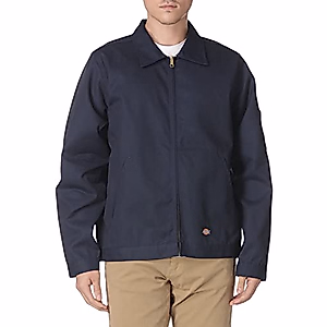 Dickies mens Unlined Eisenhower Jacket, Dark Navy, Large/Regular
