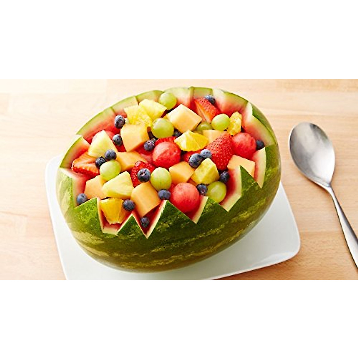 Keyfit Tools PROFESSIONAL Pumpkin Carving Knife Adult Use Only Extra Sharp Heat Treated Blue Steel Blade Halloween Jack O' Lantern Gourd Fruit Carver Knife