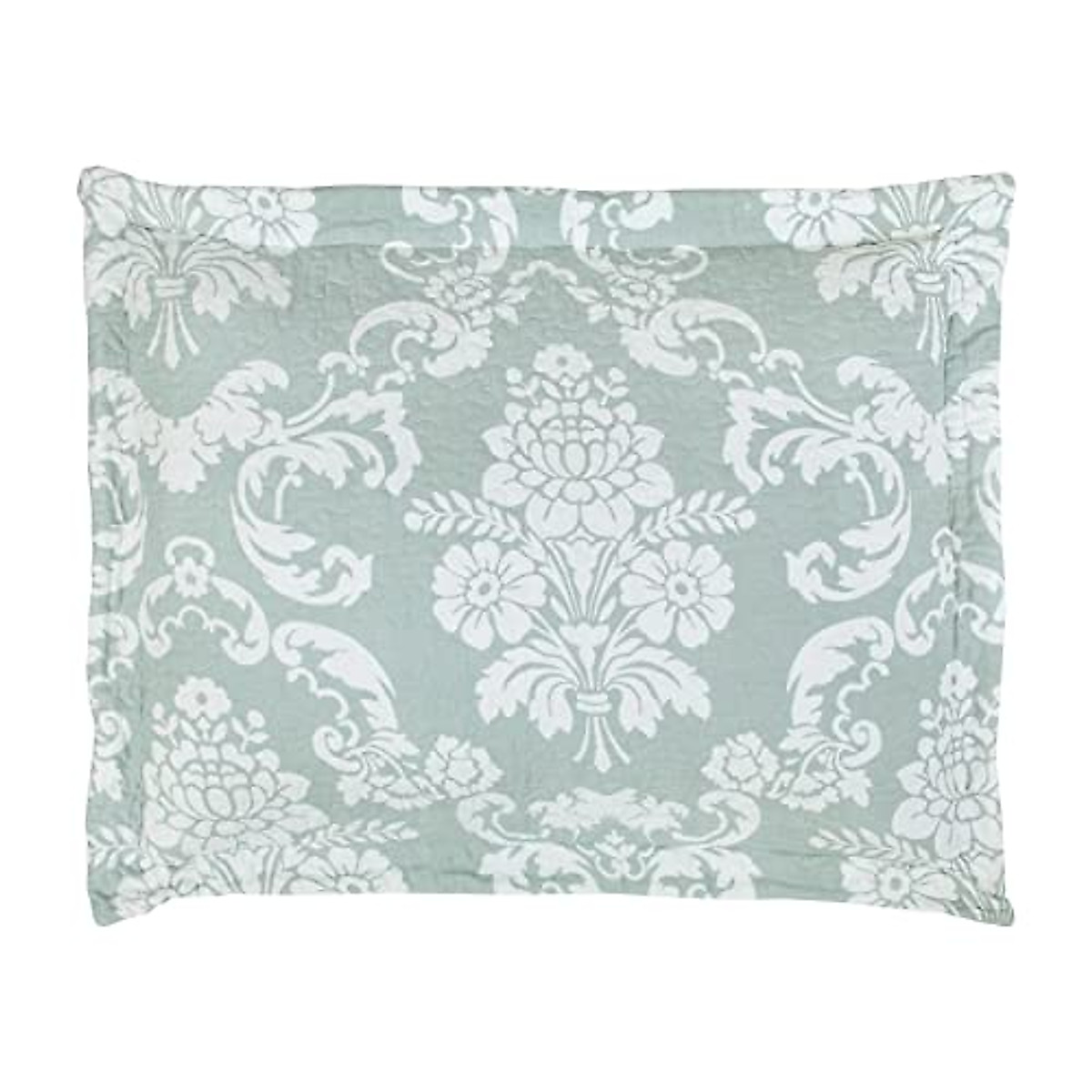 Laura Ashley - King Quilt Set, Reversible Cotton Bedding with Matching Shams, Lightweight Home Decor for All Seasons (Venetia Blue, King)