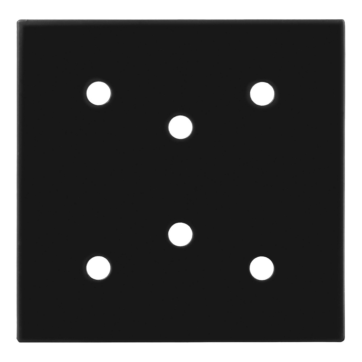 CURT 83607 6 x 6-Inch Powder-Coated Steel Tie Down Anchor Backing Plate