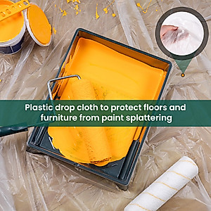 CoatPro Twools Paint Roller Kit 18 pcs, 9-Inch Paint Roller Covers and 4" Small Paint Rollers with Frames, Wall Paint Brushes & Painting Supplies for Home, Paint Tools & Accessories for House Painters