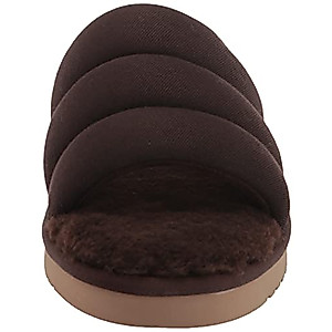 Koolaburra by UGG Men's Rommie Slipper, Chocolate Brown, Size 10