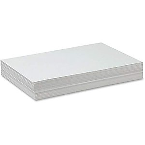 Pacon Drawing Paper P4742, White, Standard Weight, 12" x 18", 500 Sheets