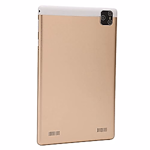 Pomya Android Tablet,8inch HD Tablet, Octa Core Dual Camera Calling Tablet,2GB 32GB Dual Cards Dual Standby for Android 11 (Gold)