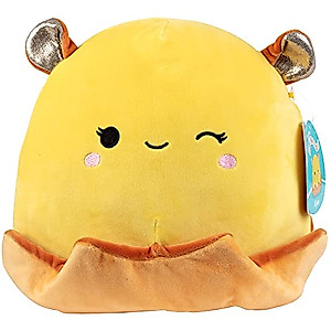 Squishmallows 10" Bijan The Yellow Dumbo Octopus - Officially Licensed Kellytoy Plush - Collectible Soft & Squishy Stuffed Animal Toy - Add to Your Squad - Gift for Kids, Girls & Boys - 10 Inch