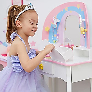 Fantasy Fields - Little Dreamer Rainbow Medium Toy Vanity - Pink