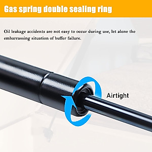 2 Pcs Gas Struts 17 Inch 120 lbs Prop Shock Lift Struts Springs Rod for RV Camper Bed Truck Cap Camper Shell Boat Hatch Door Murphy Bed Heavy Toolbox Duty Box Lid