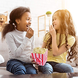 Popcorn Container Beautifully Decorated Popcorn Bowl 2 Pack