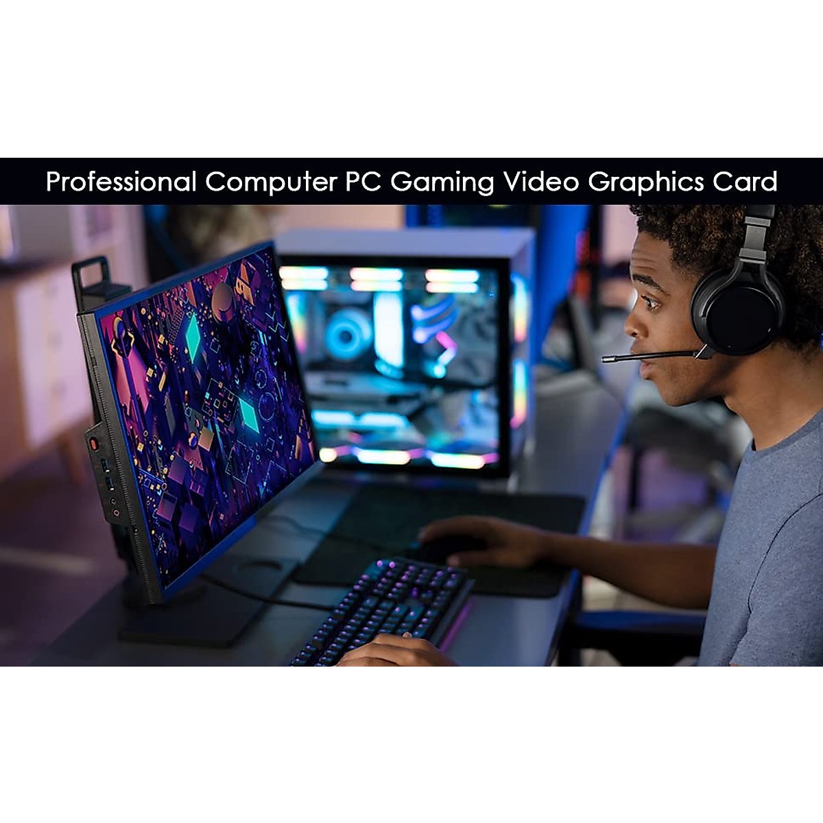 4GB GDDR5 Graphics Card,Computer PC Gaming Video Graphics Card,128bit 1000MHz Core Frequency Supports DirectX 11 PCI Express X16 2.1,Gaming Graphics Card for AMD for Radeon HD 7670
