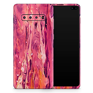 DesignSkinz Blurred Abstract Flow V48 Protective Vinyl Decal Wrap Skin Cover Compatible with The Samsung Galaxy S20 (Screen Trim & Back Glass Skin)