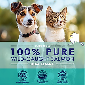 Omega 3 Fish Oil for Small Dogs & Cats - Pet Fish Oil Supplement with DHA & EPA Fatty Acids for Healthy Skin and Coat - Improves Shedding & Relieves Dry, Itchy Skin - 500mg - 120 Capsules