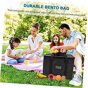 BESTonZON Insulation Bags Catering Bag Insulated Bag for Catering Insulated Shopping Bags Foldable Lunch Bag Portable Ice Pack Heat Bags for Food Collapsible Transport Tote Cooler Bag Large